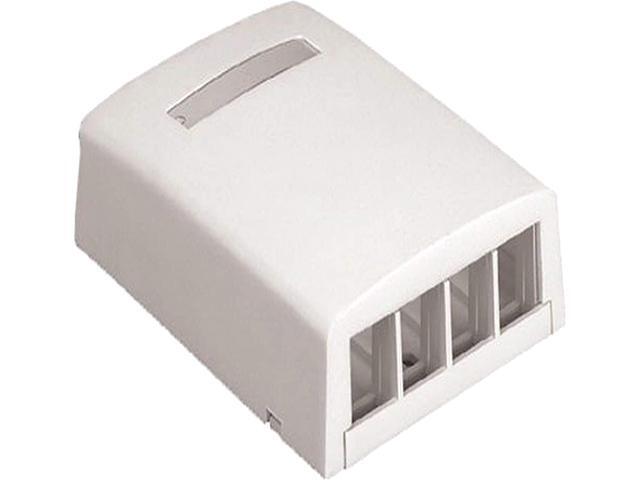 Panduit NK4BXWH-AY Netkey Surface Mount Boxes - Surface Mount Box ...