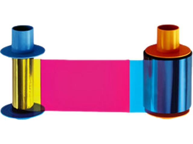 HID Fargo 045210 ECO YMCKOK Full-color Ribbon with 2 Resin Black Panels ...