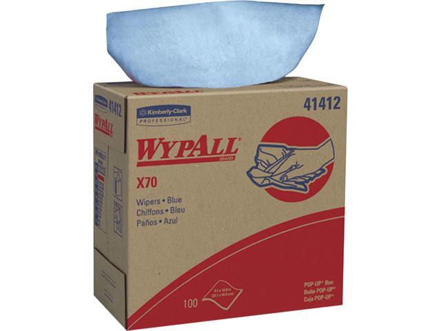 Kimberly-clark Professional 41412 Wypall X70 Workhorse Rags Blue 10/100 ...