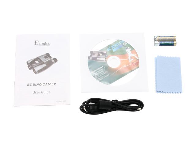 Ezonics EZ-637 Black 2MP BinoCamLX Binocular and 2MP Digital Camera in ...