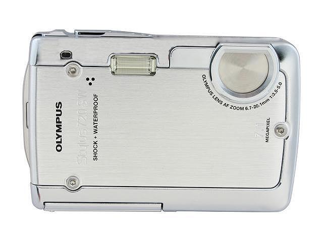 Open Box: OLYMPUS Stylus 720 SW Silver 7.1 MP Digital Camera w/10 ft ...