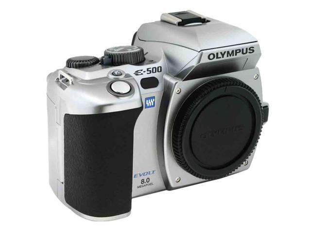 OLYMPUS EVOLT E-500 Silver Digital SLR Camera - Body Only - Newegg.com