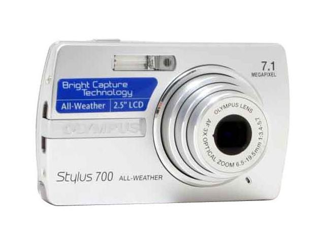 Refurbished: OLYMPUS Stylus 700 Silver 7.1 MP Digital Camera - Newegg.com