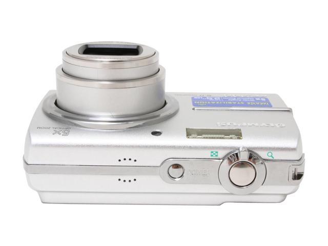 OLYMPUS FE-200 Silver 6.0 MP 28mm Wide Angle Digital Camera - Newegg.com