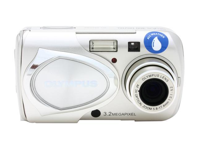 OLYMPUS Stylus 300 Silver 3.24MP Digital Camera - Newegg.com