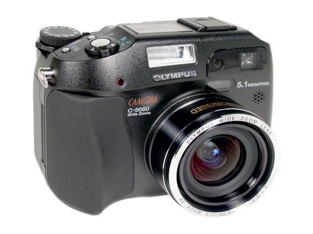 OLYMPUS C-5060 Black 5.1MP 27mm Wide Angle Digital Camera - Newegg.com