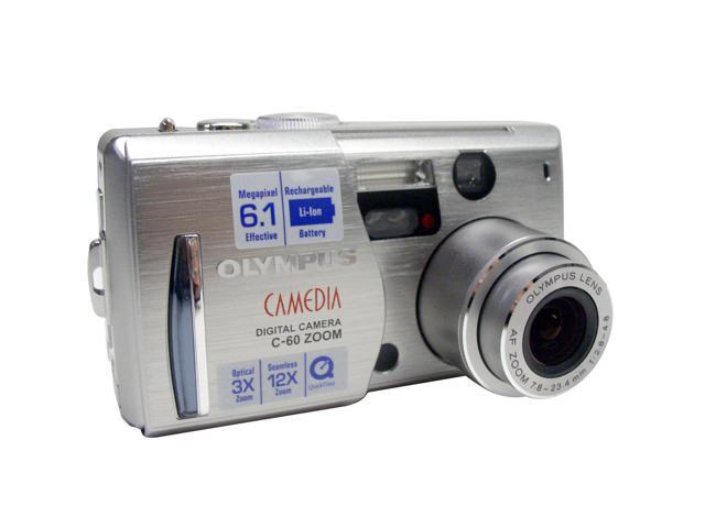 OLYMPUS C-60 Silver 6.0MP Digital Camera - Newegg.com