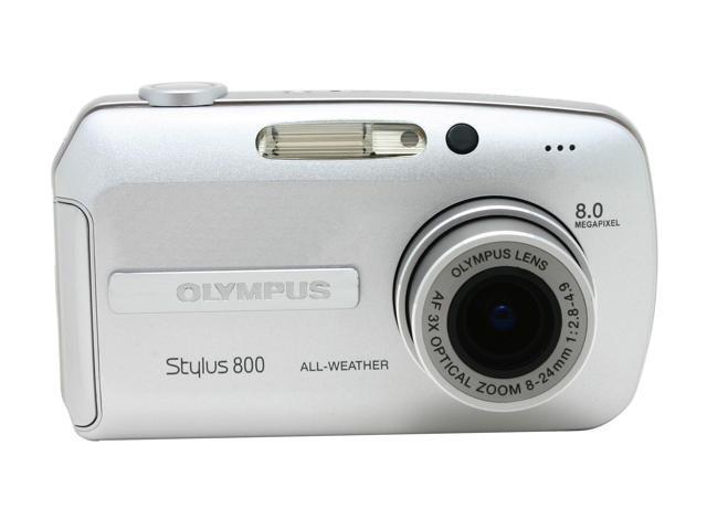 OLYMPUS Stylus 800 Silver 8.0 MP Digital Camera - Newegg.com