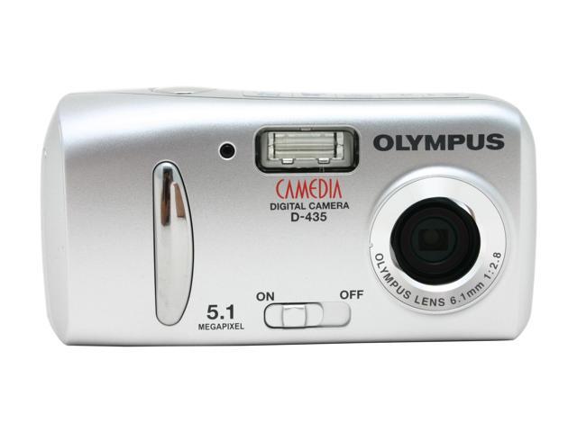 OLYMPUS D-435 (Parts# 225685) Silver 5.1MP 1.5" 85K LCD Digital Camera ...