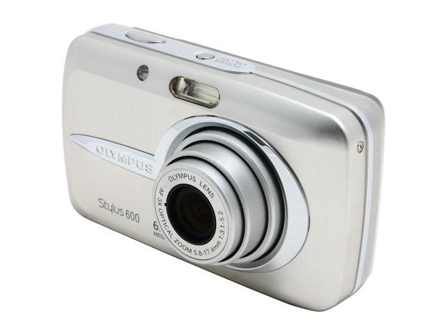 OLYMPUS Stylus 600 (225690) Silver 6 MP Digital Camera - Newegg.com