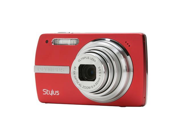 OLYMPUS Stylus 820 Red 8.0 MP Digital Camera - Newegg.com
