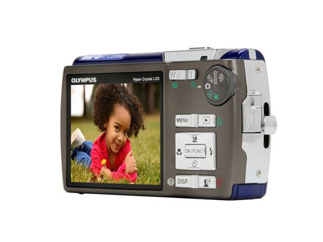 OLYMPUS Stylus 830 Blue 8.0 MP Digital Camera - Newegg.com