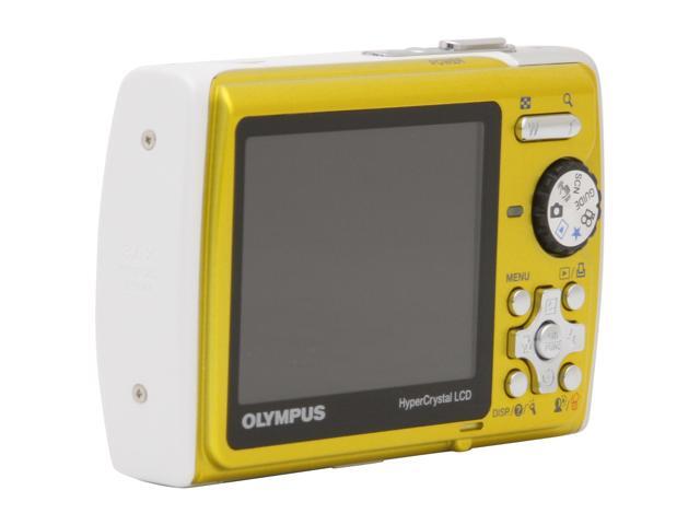 OLYMPUS Stylus 850 SW Yellow 8.0 MP Waterproof Shockproof Digital ...