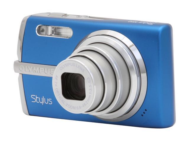 OLYMPUS Stylus 1010 Blue 10.1 MP Digital Camera - Newegg.com