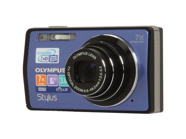 OLYMPUS Stylus 7000 Blue 12.0 MP Digital Camera - Newegg.com