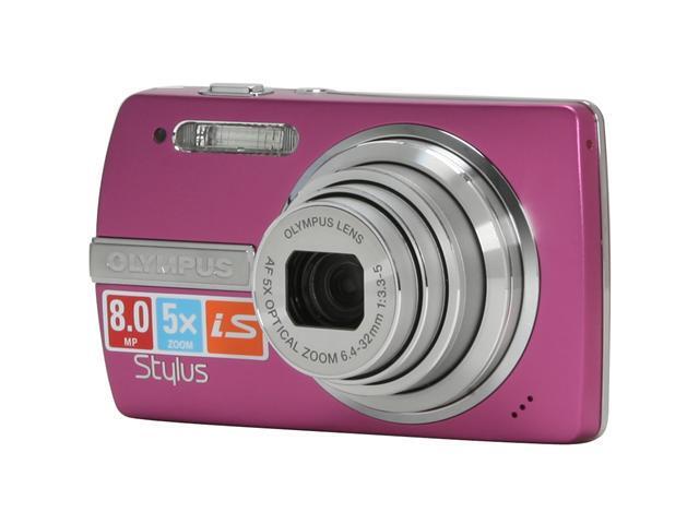 Refurbished: OLYMPUS STYLUS 840 Pink 8.0 MP Digital Camera - Newegg.com