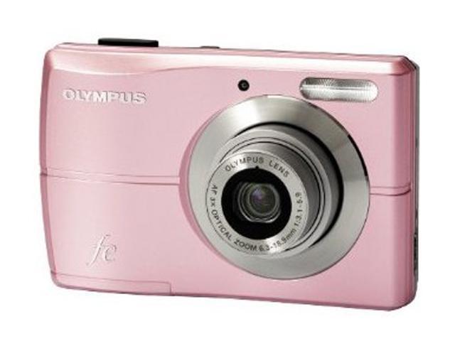 OLYMPUS FE-26 Pink 12.0 MP Digital Camera - Newegg.com