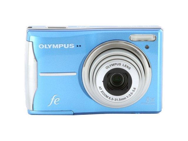 OLYMPUS FE-46 Light Blue 12.0 MP Digital Camera - Newegg.com