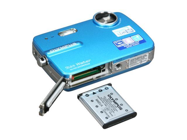 Refurbished: OLYMPUS Stylus 550WP Blue 10.0 MP Waterproof Digital ...