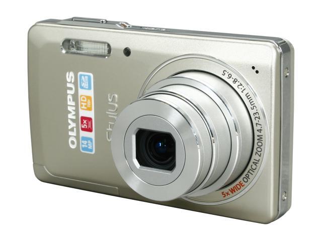 OLYMPUS Stylus 5010 Titanium 14 MP 26mm Wide Angle Digital Camera ...