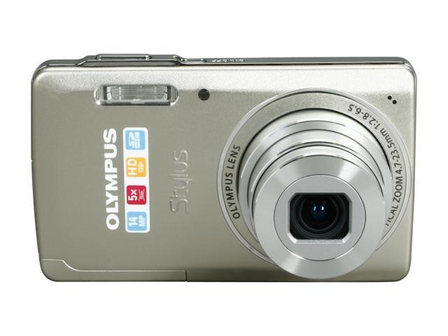 OLYMPUS Stylus 5010 Titanium 14 MP 26mm Wide Angle Digital Camera ...