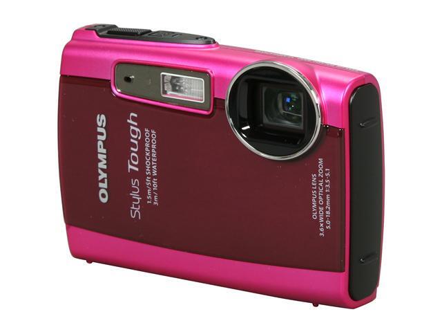 OLYMPUS Stylus Tough 3000 Pink 12 MP Waterproof Shockproof 28mm Wide ...
