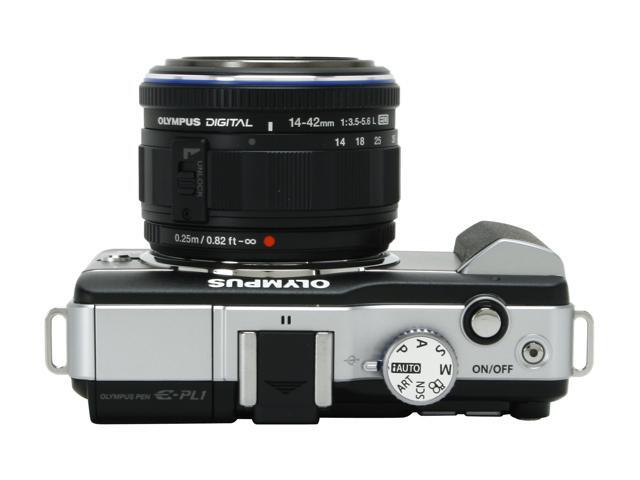 OLYMPUS PEN E-PL1 Black 12.3 MP 2.7" 230K HyperCrystal AR Coating LCD ...