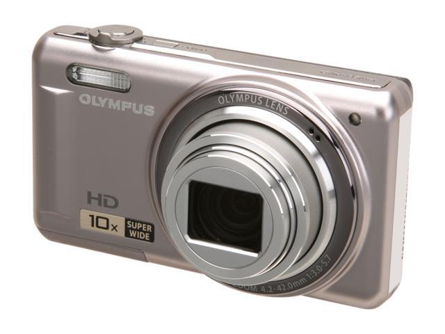 Refurbished: OLYMPUS VR-310 Silver 14 MP Digital Camera - Newegg.com