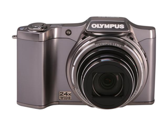 OLYMPUS SZ-12 Silver 14 MP 25mm Wide Angle Digital Camera HDTV Output ...