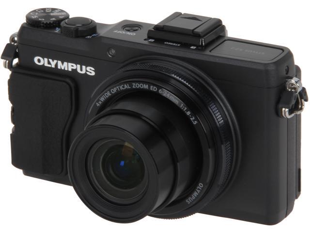 Olympus Stylus XZ-2 12 Megapixel Compact Camera - Black - Newegg.com