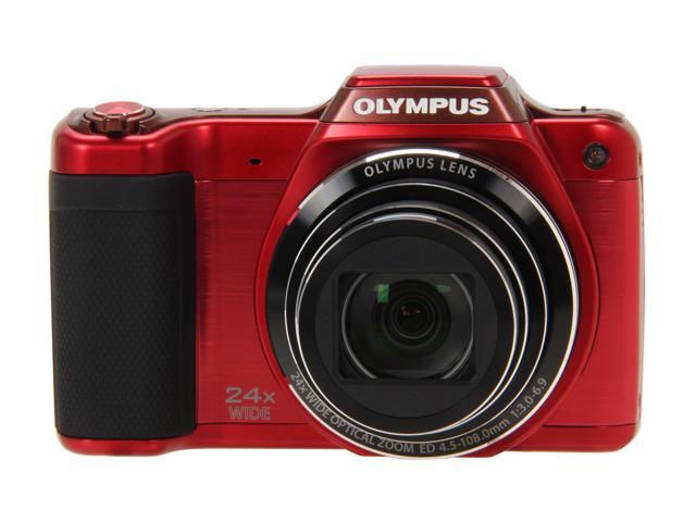 OLYMPUS SZ-15 Red 16 MP Wide Angle Digital Camera HDTV Output - Newegg.com