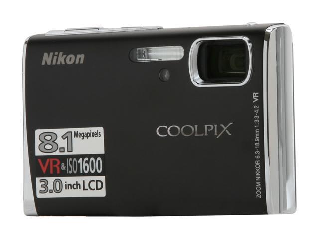 Nikon Coolpix S51 Black 8.1 MP Digital Camera - Newegg.com