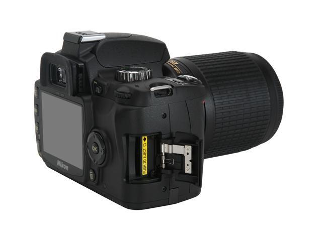 Nikon D60 Black Digital SLR Camera w/AF-S DX VR NIKKOR 18-55 mm f/3.5-5 ...
