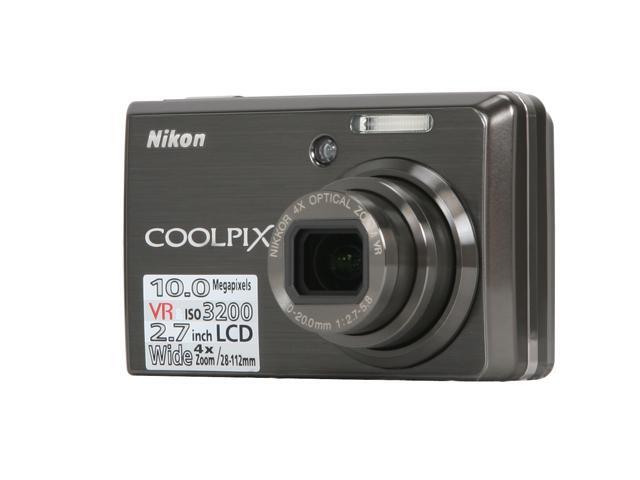 Nikon CoolPix S600 Black 10.0 MP Digital Camera - Newegg.com