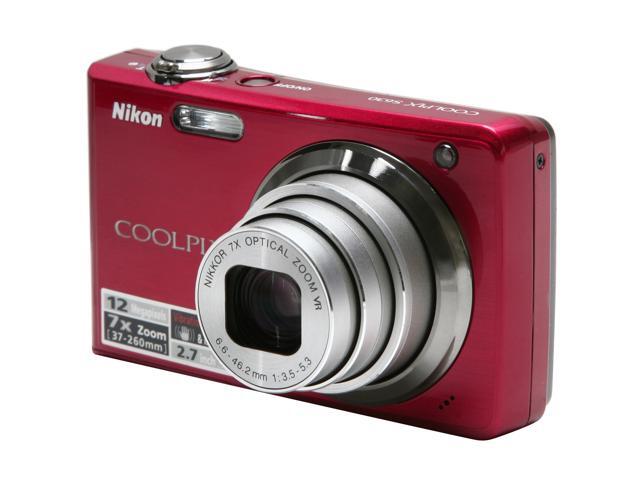 Nikon CoolPix S630 Ruby Red 12.0 MP Digital Camera - Newegg.com