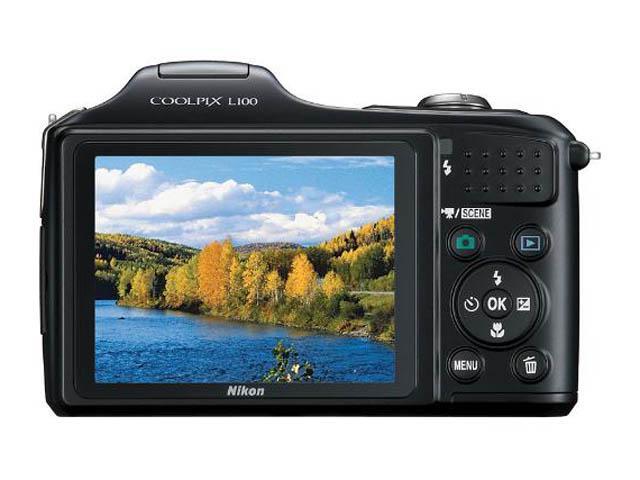 Nikon COOLPIX L100 Matte Black 10.0 MP Digital Camera - Newegg.com