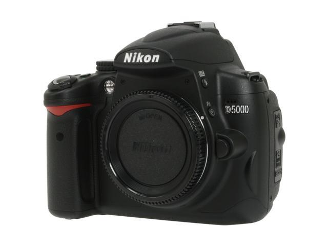 Nikon D5000 Black Digital SLR Camera - 720p Movie - Body Only - Newegg.com