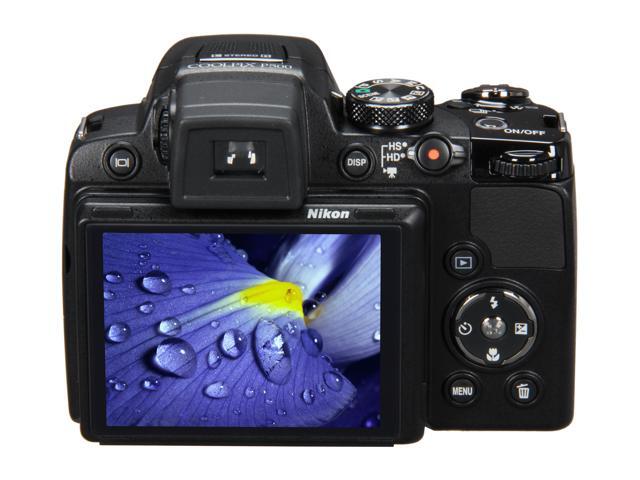 Nikon COOLPIX P500 Black 12.1 MP Wide Angle Digital Camera - Newegg.com