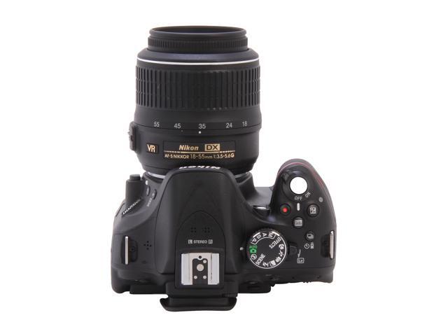 Nikon D5200 1503 Black Digital SLR Camera with 18-55mm VR Lens Kit - Newegg.com