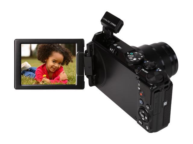 Nikon COOLPIX S9900 Black 16.00 MP Wide Angle Digital Camera - Newegg.com