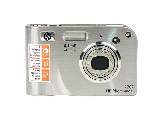 HP R707 Silver 5.1MP Digital Camera - Newegg.com