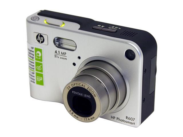 HP Photosmart R607 Silver 4.1 MP Digital Camera - Newegg.com