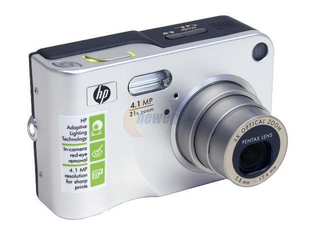 HP Photosmart R607 Silver 4.1 MP Digital Camera - Newegg.com