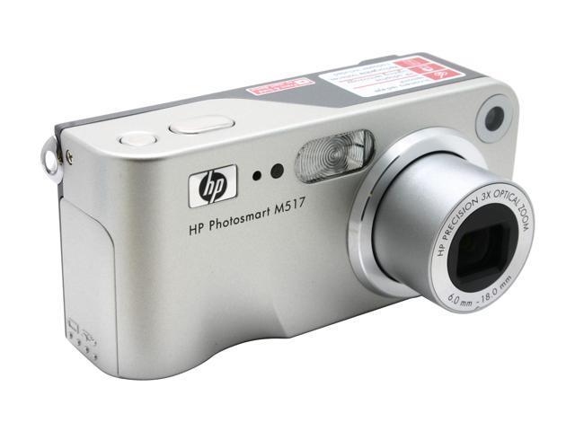 HP M517 Silver&Gray 5.2 MP Digital Camera - Newegg.com