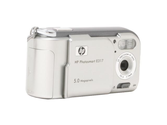 HP E317 Silver 5 MP Digital Camera - Newegg.com