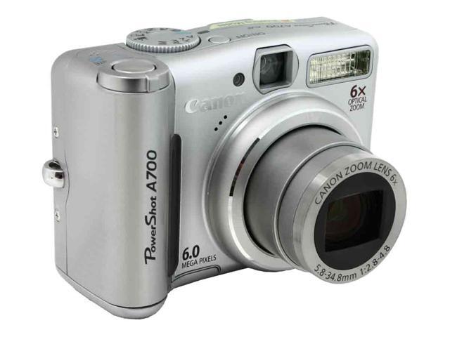 Canon A700 Silver 6.0MP Digital Camera - Newegg.com