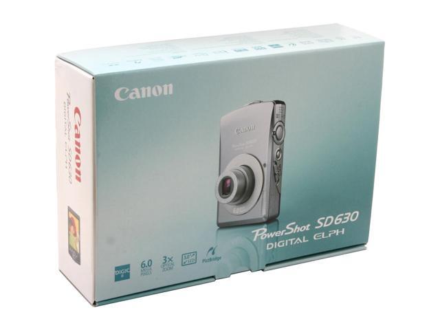 Canon PowerShot SD630 Silver 6.0 MP Digital Camera - Newegg.com