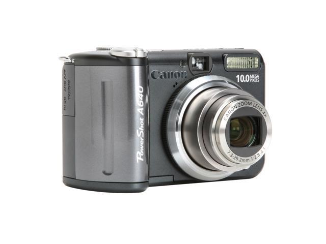 Canon PowerShot A640 Black 10.0 MP Digital Camera - Newegg.com