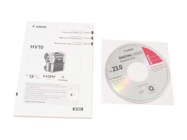 Canon HV10 Black&Silver High Definition MiniDV Camcorder - Newegg.com
