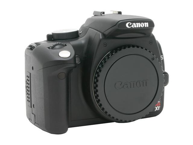 Refurbished: Canon Digital Rebel XT Black Digital SLR Camera - Body ...